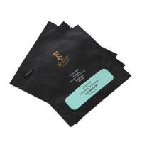 China Frosted Matte Facial Mask Packaging Bag Composite Aluminum Plating Bag With Zipper for sale