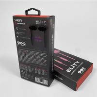 China Art Paper Wireless Headset Airpods Packaging Box With Glossy Lamination Packaging for sale
