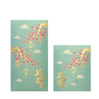 China Custom Chinese Lucky Money Envelopes Hot Stamping Lunar New Year Red Envelope for sale