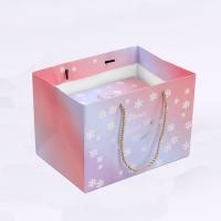 China Custom Small Gift Paper Bags With Logo And Handles For Shopping And Offset Printing for sale