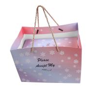 China Custom Small Gift Paper Bags With Logo And Handles For Shopping And Offset Printing for sale