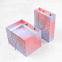 China Custom Small Gift Paper Bags With Logo And Handles For Shopping And Offset Printing for sale