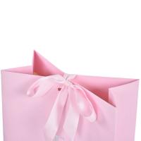 China Luxury Paper Gift Bags Packaging With Die Cut Handle And Logo for sale