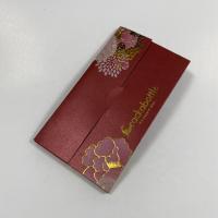 China 350g Paper Paperboard Custom Red Packet Handmade Red Envelope For Gift Presentation for sale
