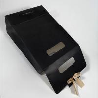 China Blush Durable Cosmetic Bag Plastic Paper Gift Bag with Hot Foil Logo OEM for sale