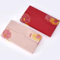 China Matte Chinese Year Custom Red Packet Greeting Cards And Envelopes Embossing for sale