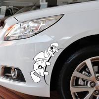 China Heat Stretchable Custom Die Cut Sticker Waterproof Transparent Bumper Window Car Sticker for sale