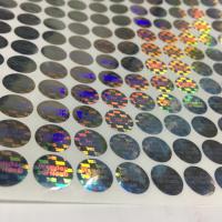China Carton Packaging PVC Adhesive Sticker Label Waterproof Custom Holographic Stickers for sale