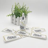 China Customized Vinyl PVC Adhesive Label Sticker Waterproof For Label Packaging for sale