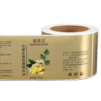China Custom Adhesive Hair Oil Bottle Labels With Waterproof Material And Metallic Effect for sale