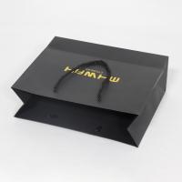 China Hot Stamping Paper Gift Bags Clothing Shoes Gift Packaging Bag For Retail Store for sale