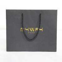 China Hot Stamping Paper Gift Bags Clothing Shoes Gift Packaging Bag For Retail Store for sale