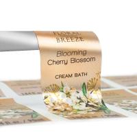China Custom Adhesive Hair Oil Bottle Labels With Waterproof Material And Metallic Effect for sale