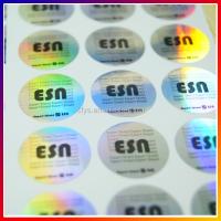 China Anti Counterfeit Adhesive Sticker Label Anti Radar For Product Labeling And Protection for sale