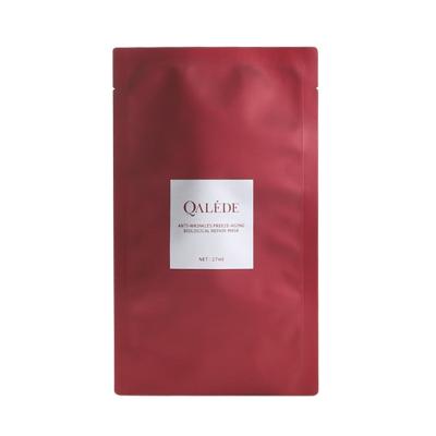 China Three Sided Seal Facial Mask Aluminum Foil Bag For Small Sample Skin Care Lotion for sale