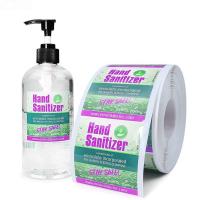 China Customized Adhesive Sticker Label Waterproof For Vinyl Cosmetic Bottles for sale