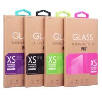 China Varnishing Art Paper Tempered Glass Packing Box for Custom Retail Screen Protector Package for sale