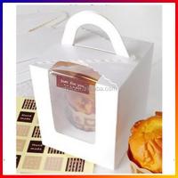 China Custom Gift Mini Cake Paper Handle Box for Wedding Celebrations Other Gift Craft for sale
