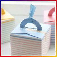 China Custom Gift Mini Cake Paper Handle Box for Wedding Celebrations Other Gift Craft for sale
