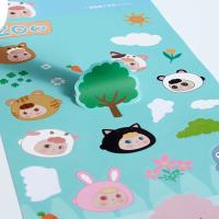 China Waterproof Special Shaped Adhesive Sticker Label Custom Embossed Sticker Labels for sale
