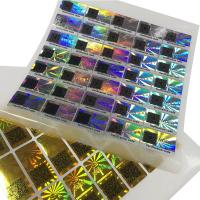China Custom Security Holographic Label Stickers Adhesive And Void For Seal Void Sticker for sale