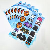China Custom Die Cut Sticker Labels UV Resist Weatherproof Business Packaging Stickers for sale
