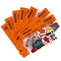 China Custom Die Cut Sticker Labels UV Resist Weatherproof Business Packaging Stickers for sale
