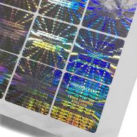 China Printable Hologram Adhesive Sticker Label Waterproof Laser Sticker Paper For Packaging for sale