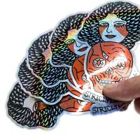 China Die Cut Logo Vinyl Self Adhesive Sticker Label For Business Shopping Custom Order for sale