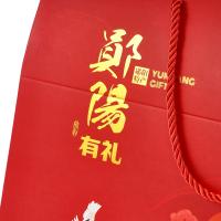 China Custom Logo Printing Rigid Cardboard Bags Luxury Bag Style Gift Box With Handle for sale