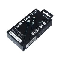 China Customized Logo USB Cable Electronics Packaging Box Mobile Charger Packaging Box for sale