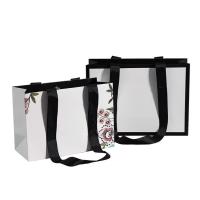 China Custom Logo Printing Hand Length Handle Bags Packaging for Wedding/Jewelry/Cosmetic for sale