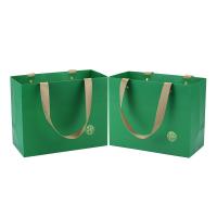 China Large Thickened Art Paper Gift Bags Oversized Square Shopping Handbag With Handle for sale