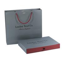 China Cosmetic Paperboard Paper Gift Bags Box Sets With Drawer And Handle for sale