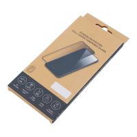 China Coated Paper Electronics Packaging Box Transparent Phone Tempered Glass Packaging Box for sale