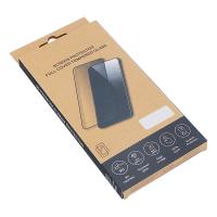 China Coated Paper Electronics Packaging Box Transparent Phone Tempered Glass Packaging Box for sale