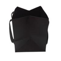 China Matt Black Kraft Paper Gift Bags Clothing Packaging Bags With Handles And String for sale