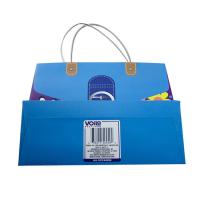 China Recyclable Flat Bottom Kraft Paper Bags Custom Logo Grocery Shopping Bag for sale