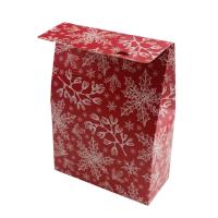 China Christmas Die Cut Paper Gift Bags Offset Printing Surface Handling for sale