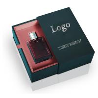 China Custom Cosmetic Perfume Cardboard Packing Box with Stamping Logo and CMYK Sliding Drawer for sale