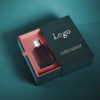 China Custom Cosmetic Perfume Cardboard Packing Box with Stamping Logo and CMYK Sliding Drawer for sale