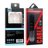 China CMYK Custom Art Coated Paper USB Cable Data Cable Packaging Box with Hanger Hole for sale