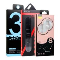 China CMYK Custom Art Coated Paper USB Cable Data Cable Packaging Box with Hanger Hole for sale