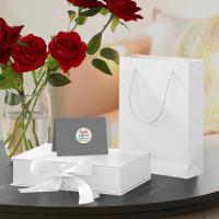 China Cardboard Folding Paper Box With Bow Ribbon Magnetic Closure Luxury Mailer Boxes for sale