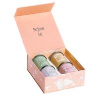 China Votive Candles Gift Paper Boxes Set with Custom Shape Luxury Candle Gift Packaging Box for sale