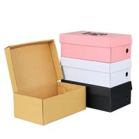 China Environmental Material Custom Own Logo Shoe and Clothing Paper Box Flip Hat Display Box for sale