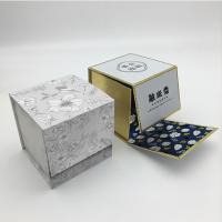 China Custom Printed Handmade Luxury Gold Simple Flip Skincare Empty Paperboard Rigid Boxes for sale