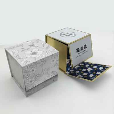 China Custom Order Accepted Square Paper CMYK for Packing Material Cosmetic Packaging Box for sale