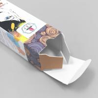 China Facial Cleanser Lipstick Tube Packaging Box Cosmetic Paper Lip Gloss Box Packaging for sale