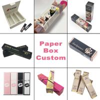 China Facial Cleanser Lipstick Tube Packaging Box Cosmetic Paper Lip Gloss Box Packaging for sale